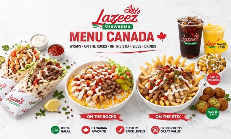 Lazeez Shawarma Menu Canada with Prices – Full Menu, Platters, Wraps ...